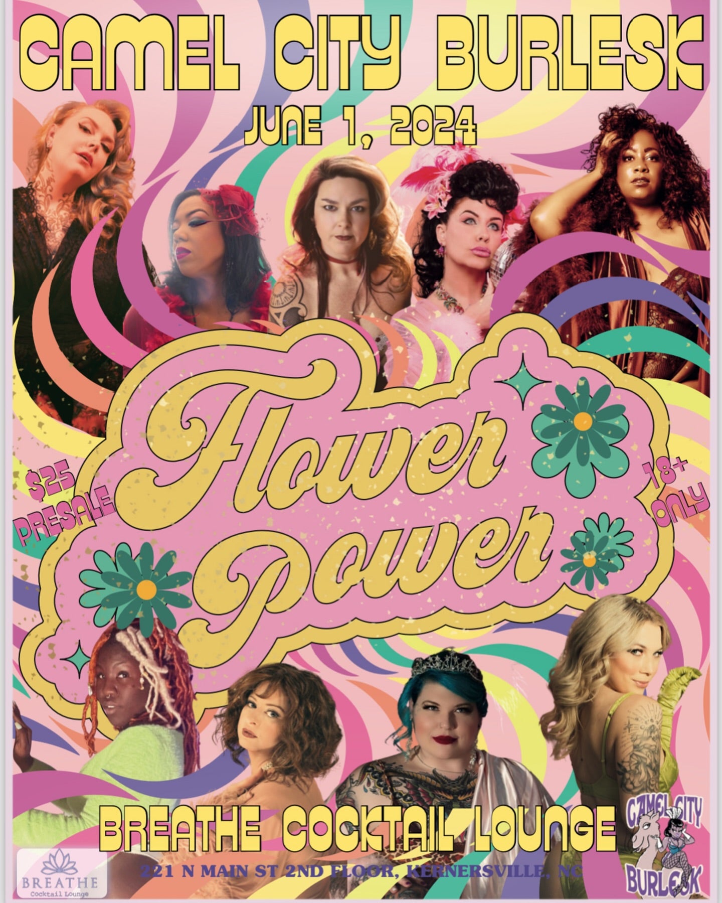 Camel City Burlesk presents: Flower Power - June 1st 2024 – Slut Life
